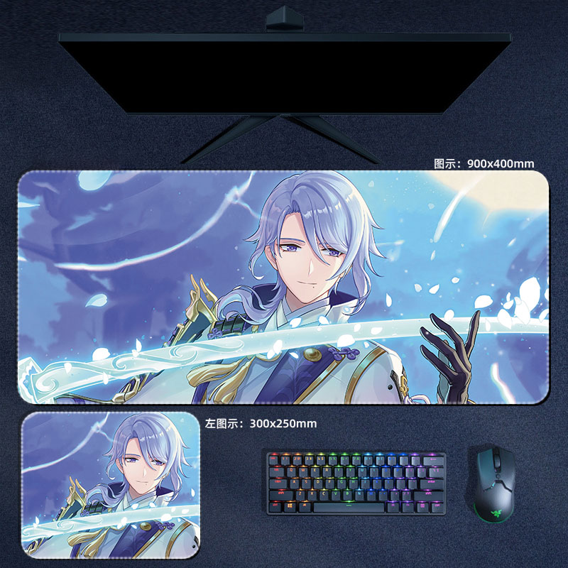 Genshin Impact Mouse Pads Raiden Shogun Nilou Nahida Hu Tao Mousepad ...
