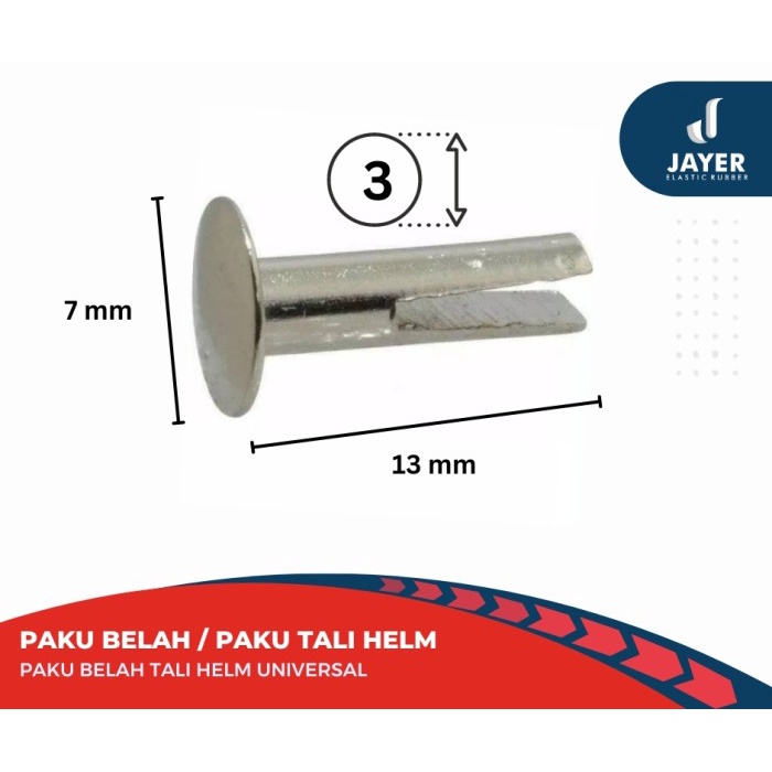 Paku belah tali helm Paku rivet Helm Universal | Lazada Indonesia