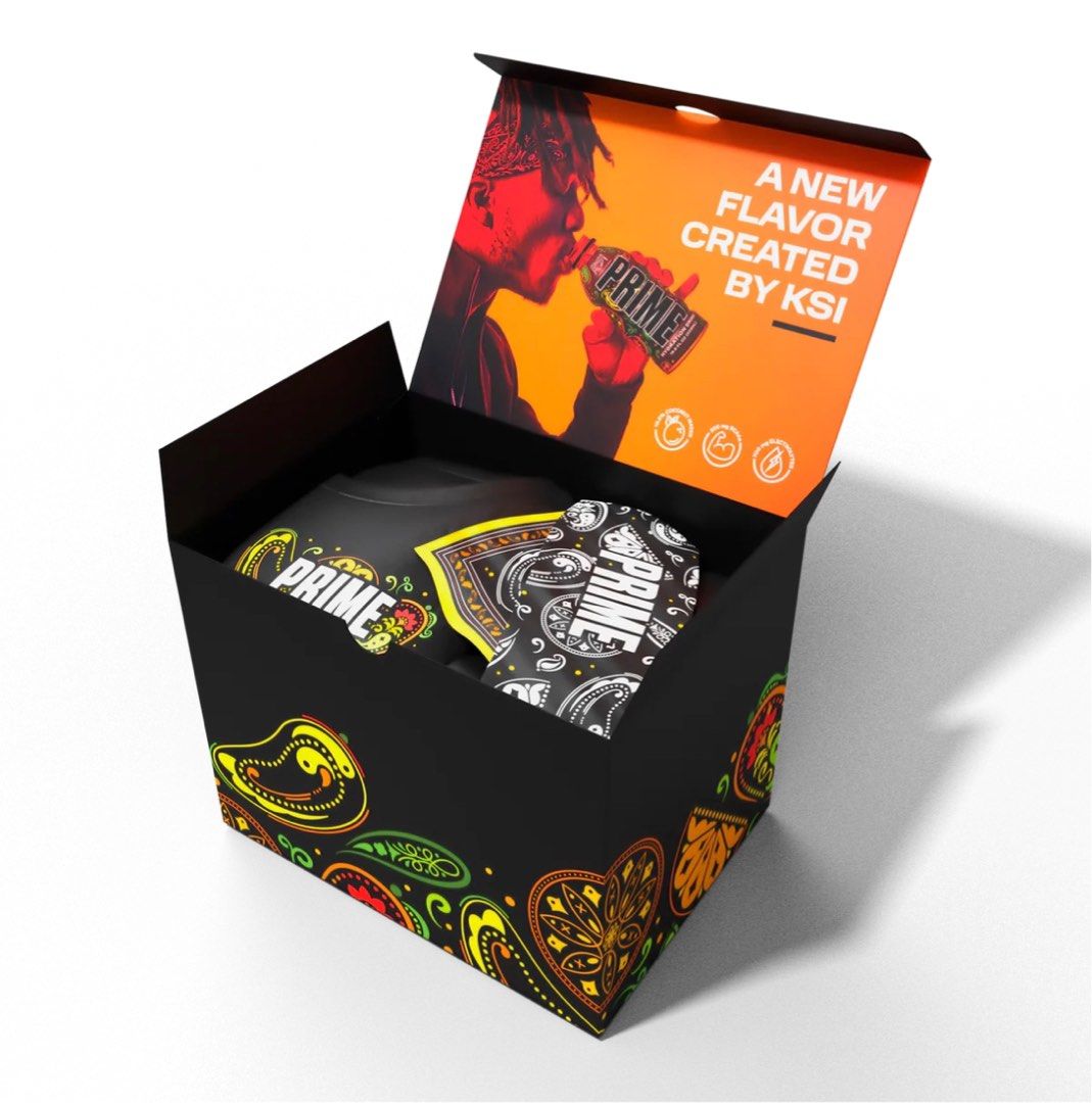 PRIME Hydration Drink KSI BUNDLE SET LIMITED EDITION 12 BOTTLES KSI X ...