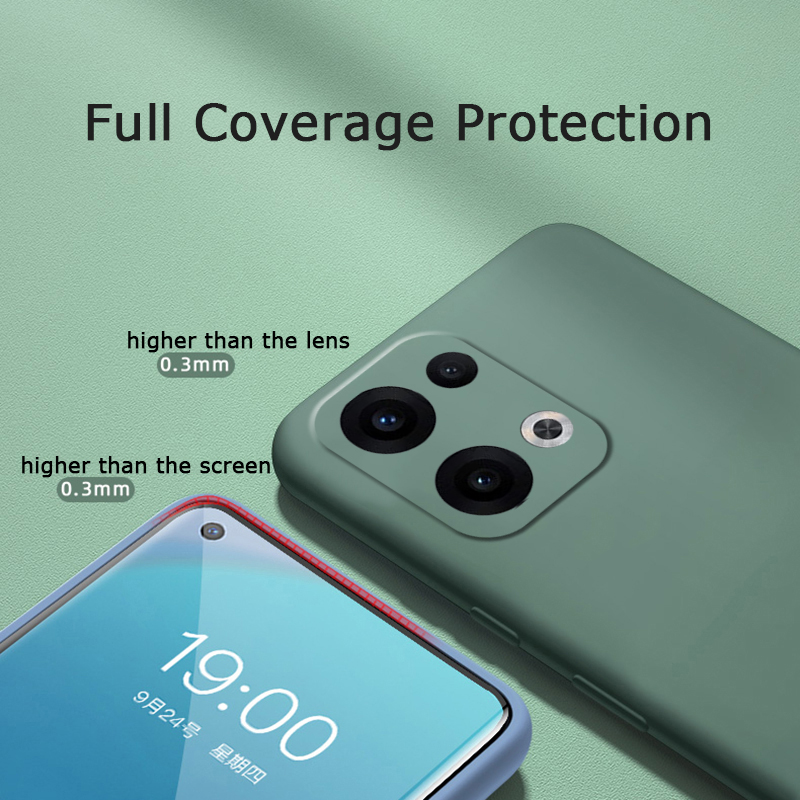 For OPPO Reno 13 Pro Case Soft Silicone Liquid Lens Protection Slim For ...