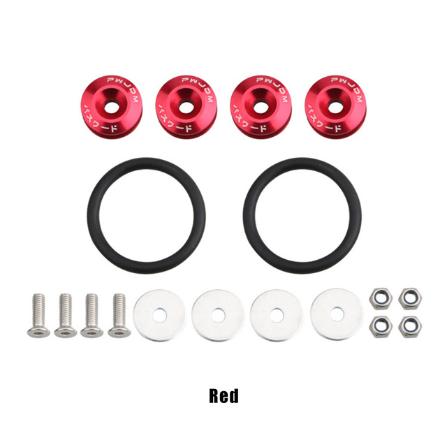 NEW 【Innovative design】Universal Jdm Aluminum Quick Release Fasteners ...