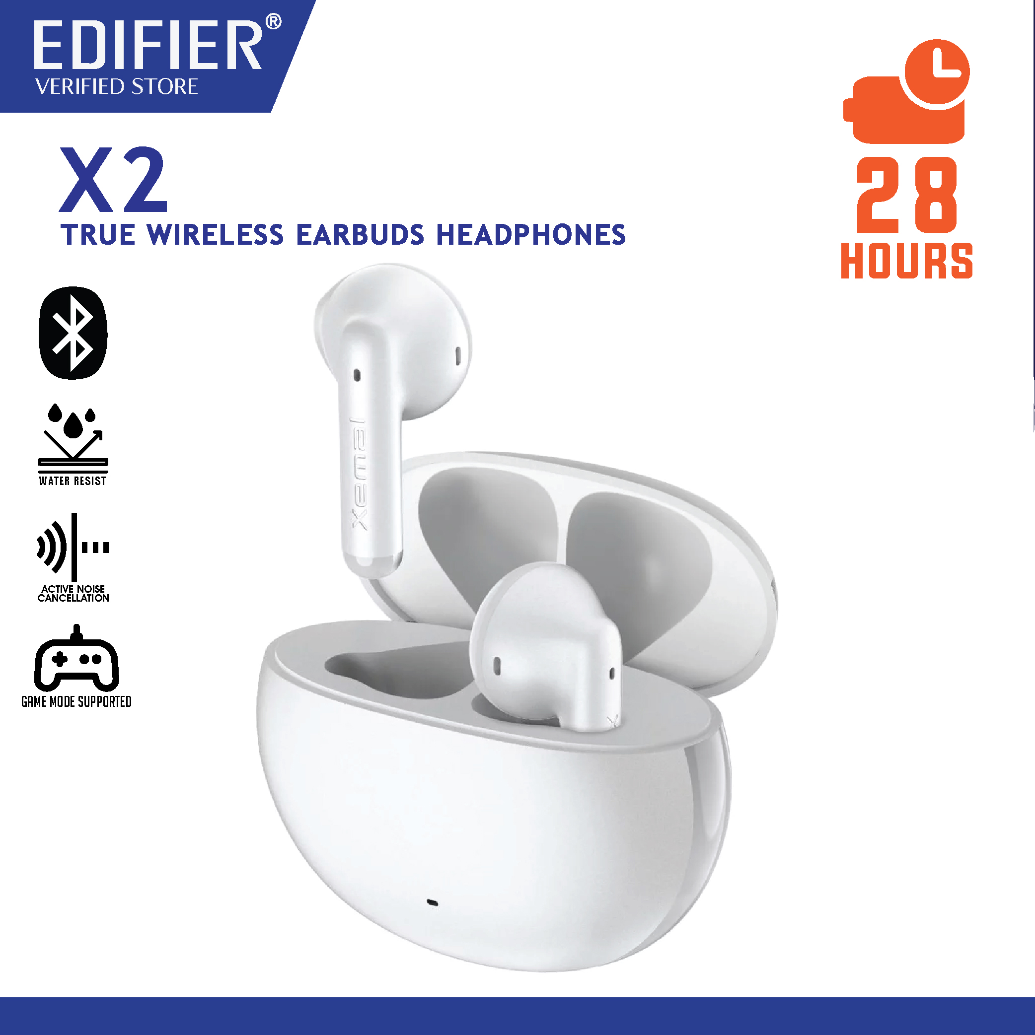 Edifier X2 True Wireless Earbuds Headphones | Lazada PH