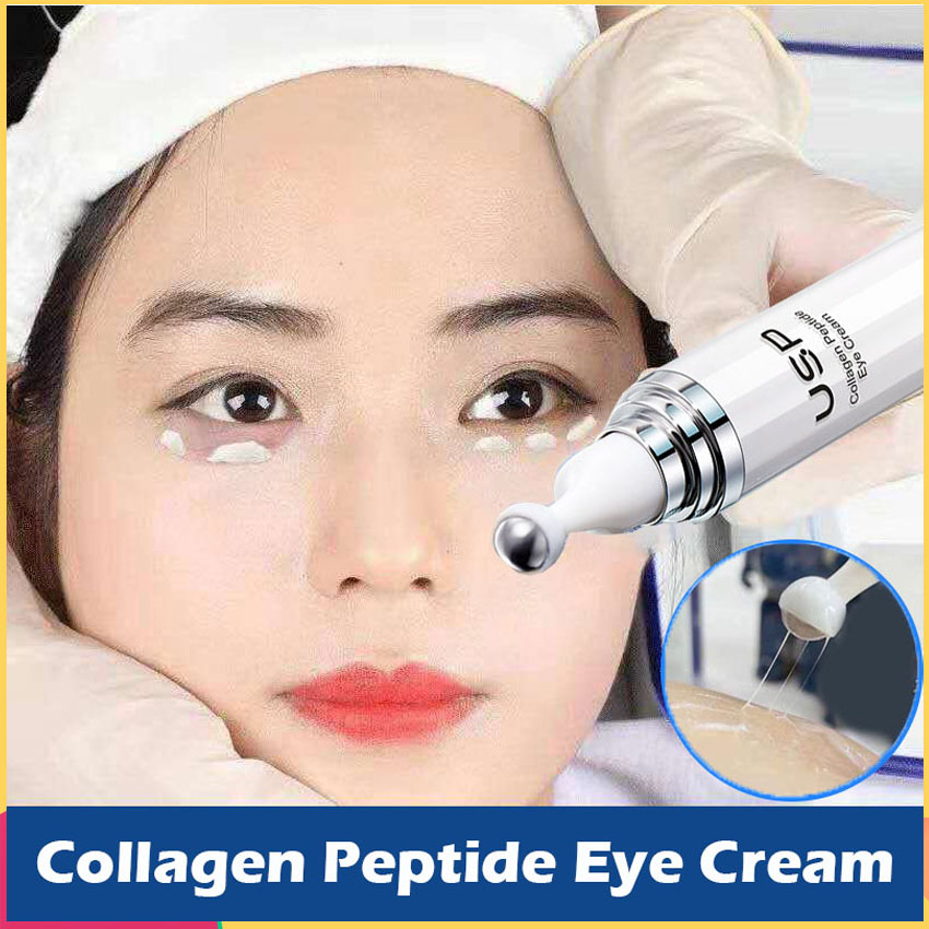 Collagen Peptide Eye Cream Fat Granule Eye Bags Remover Roller Massage ...