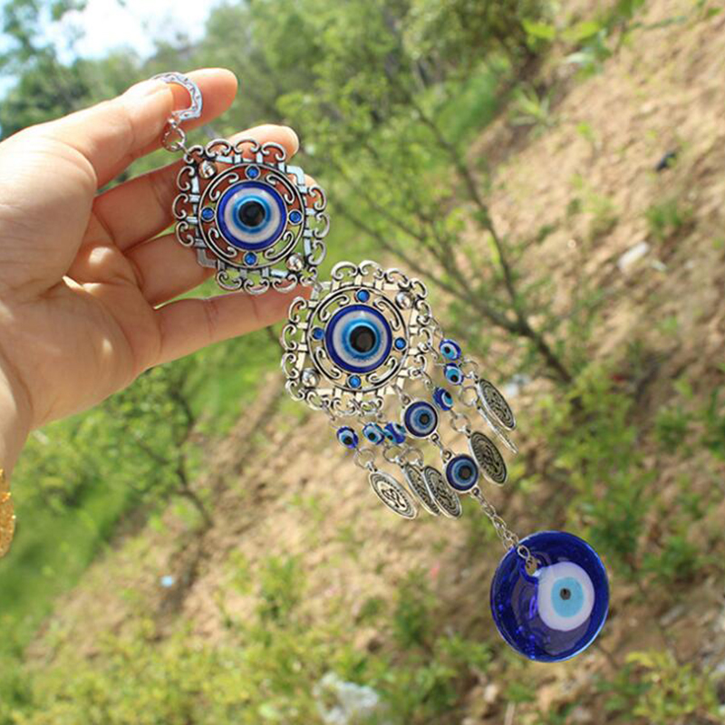 Wind Chimes Turkey Evil Eye Pendants Home Wall Hanging Decorations ...