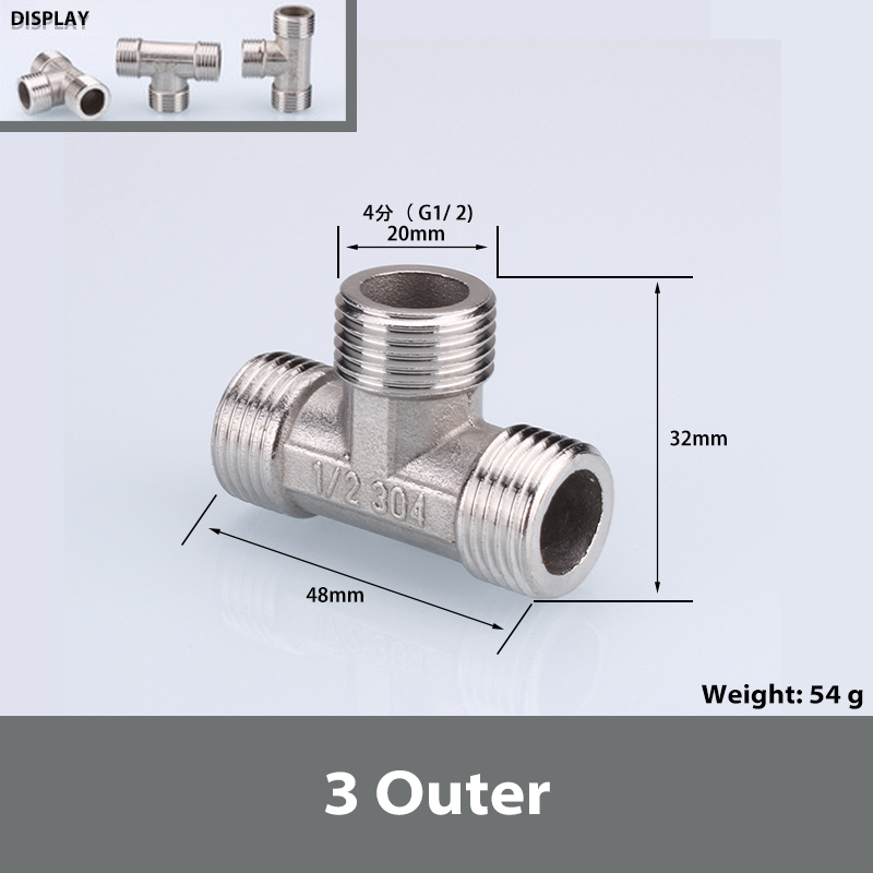 Plumbing Fitting Internal Adapter Pipe Fittings Butt Joint Female-Male ...