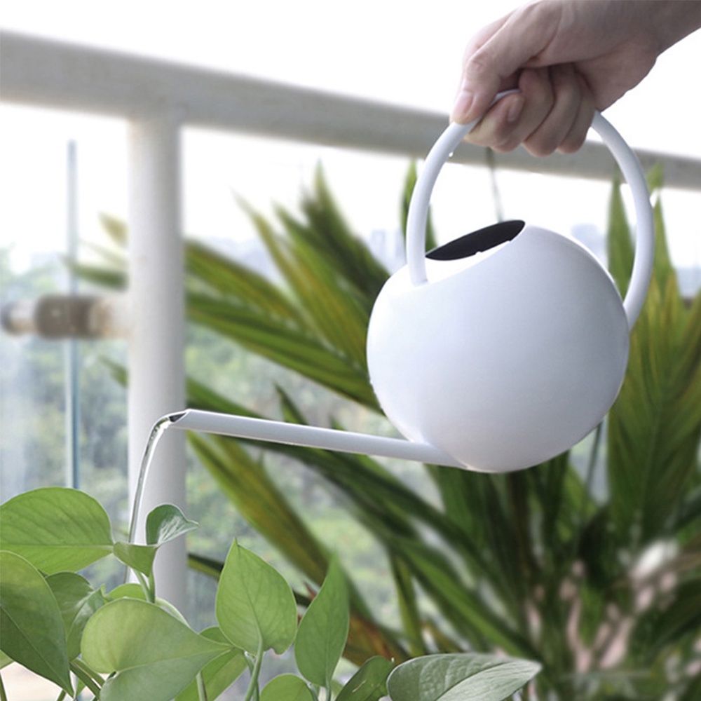 {SG} Watering Can Stainless Steel Indoor Outdoor House Plants Long ...