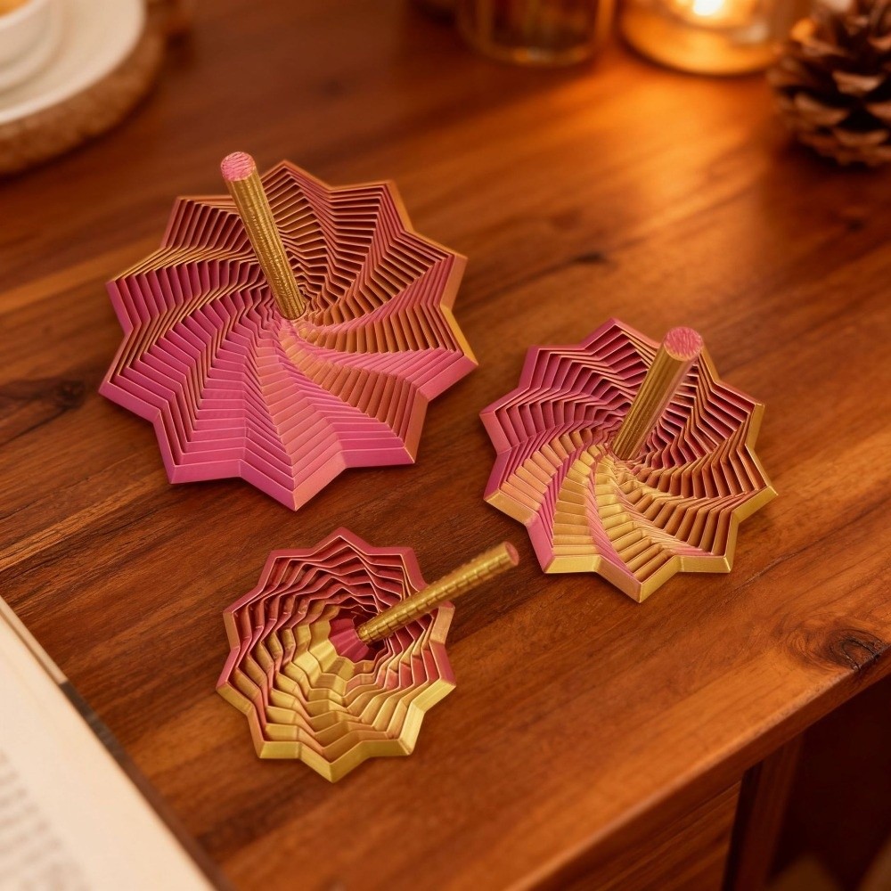 Children's Gifts 3D Printing Fractal Fidget Star Model Expanded ...