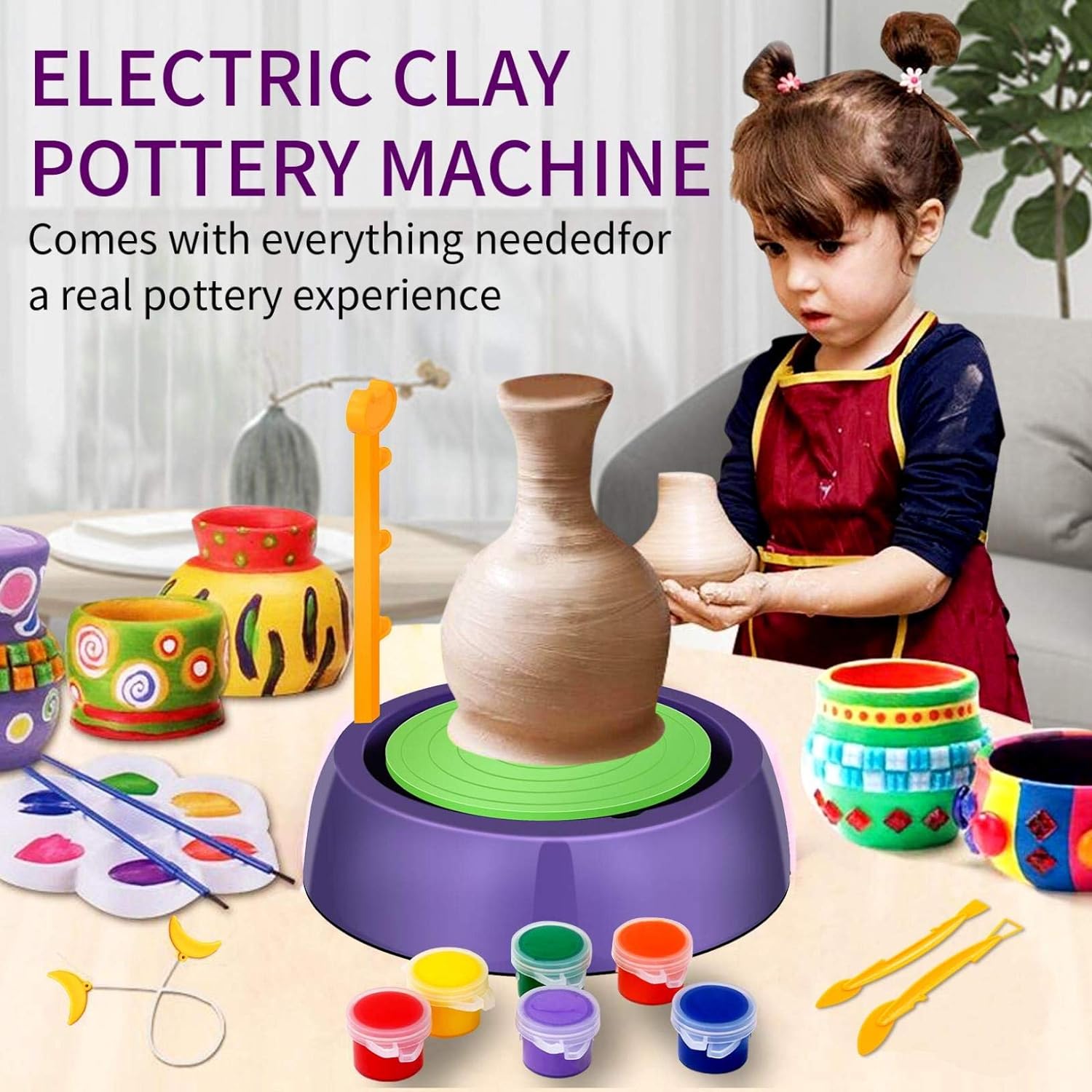 Electric Clay Pottery Wheel Complete Kit | Daraz.pk