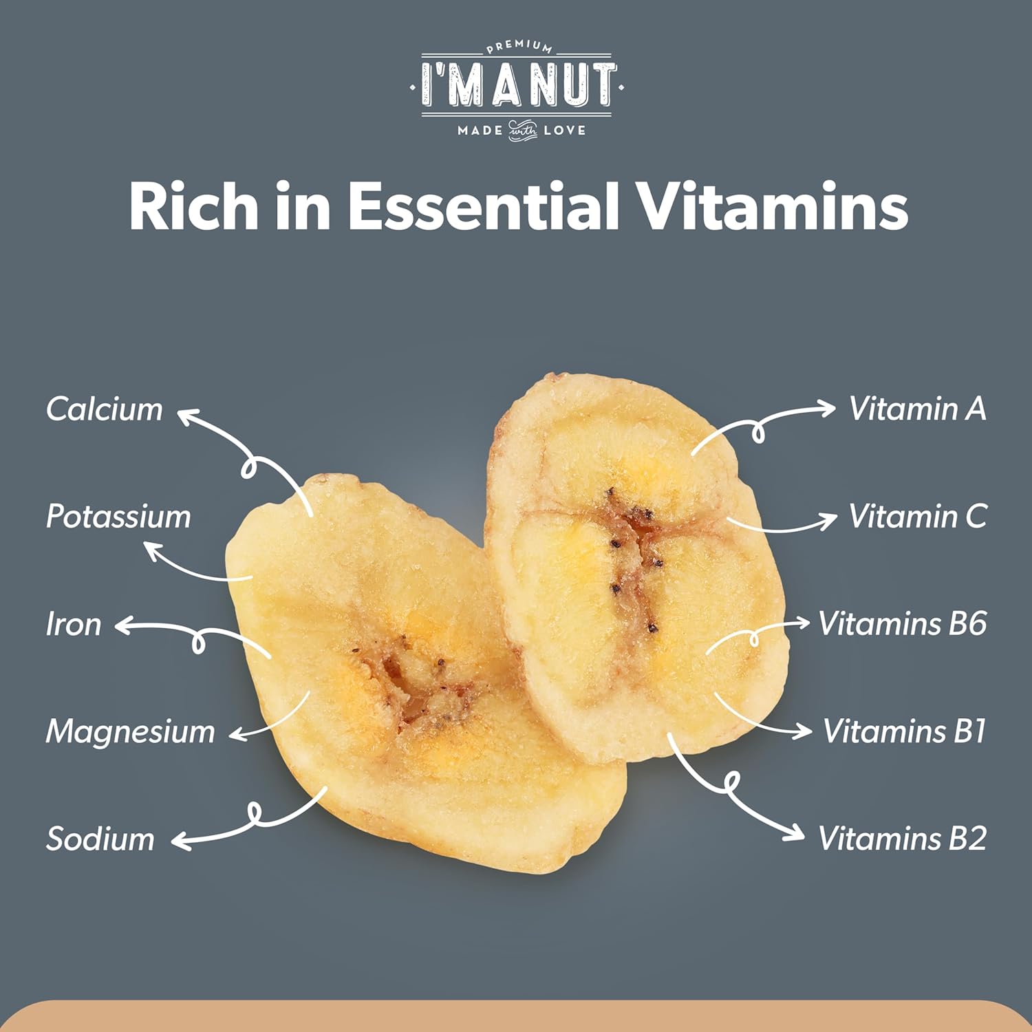Premium Dried Banana Chips 200g | Non-GMO, Batch Tested Gluten & Peanut ...