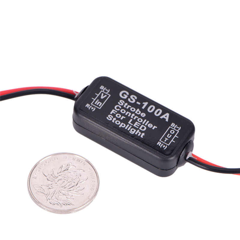 GS-100A LED Brake Stop Light Strobe Flash Module Controller Box For Car ...
