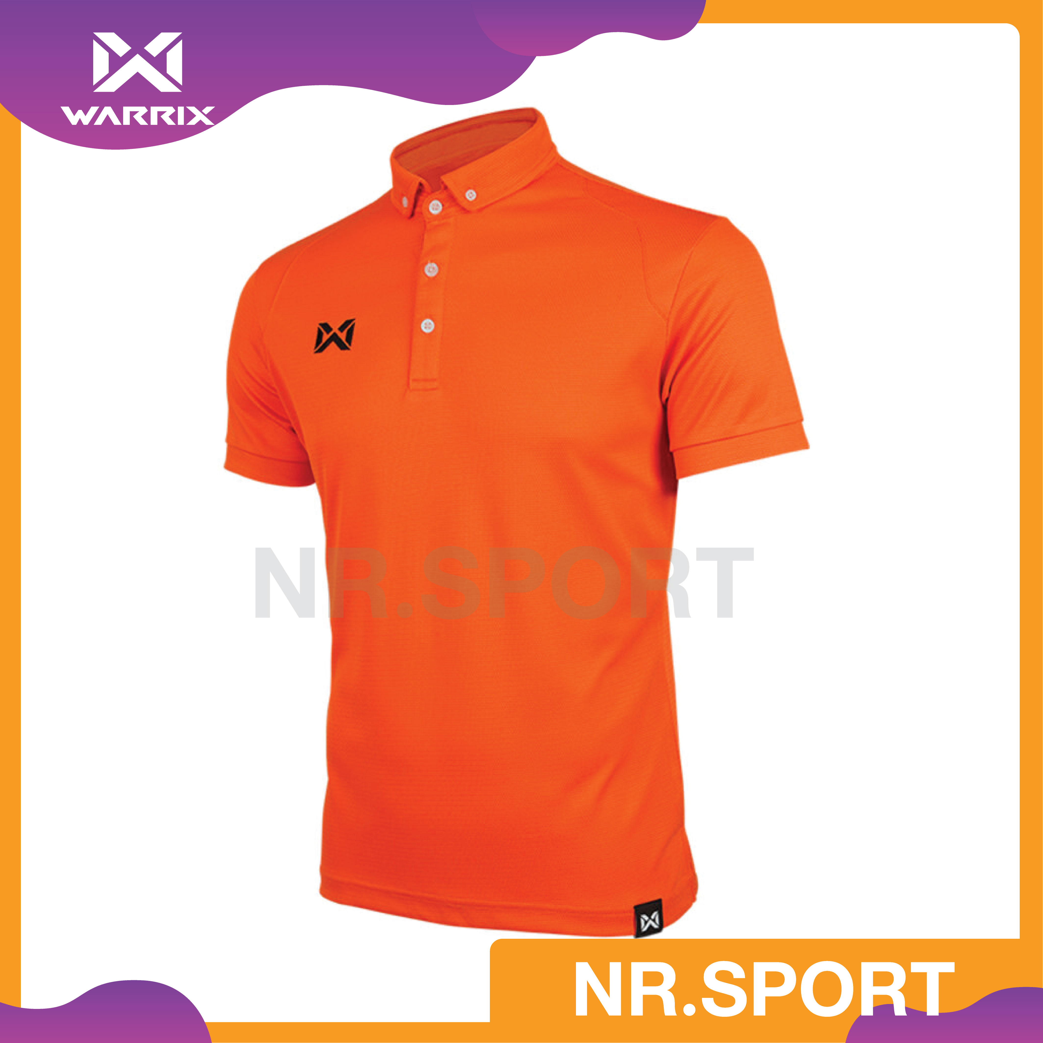 WARRIX เสื้อโปโล สีส้ม 3315 ( WA-PLAN15) สินค้าคุณภาพแท้100%** เสื้อกีฬาสีส้ม เสื้อกีฬาสวยๆ ...