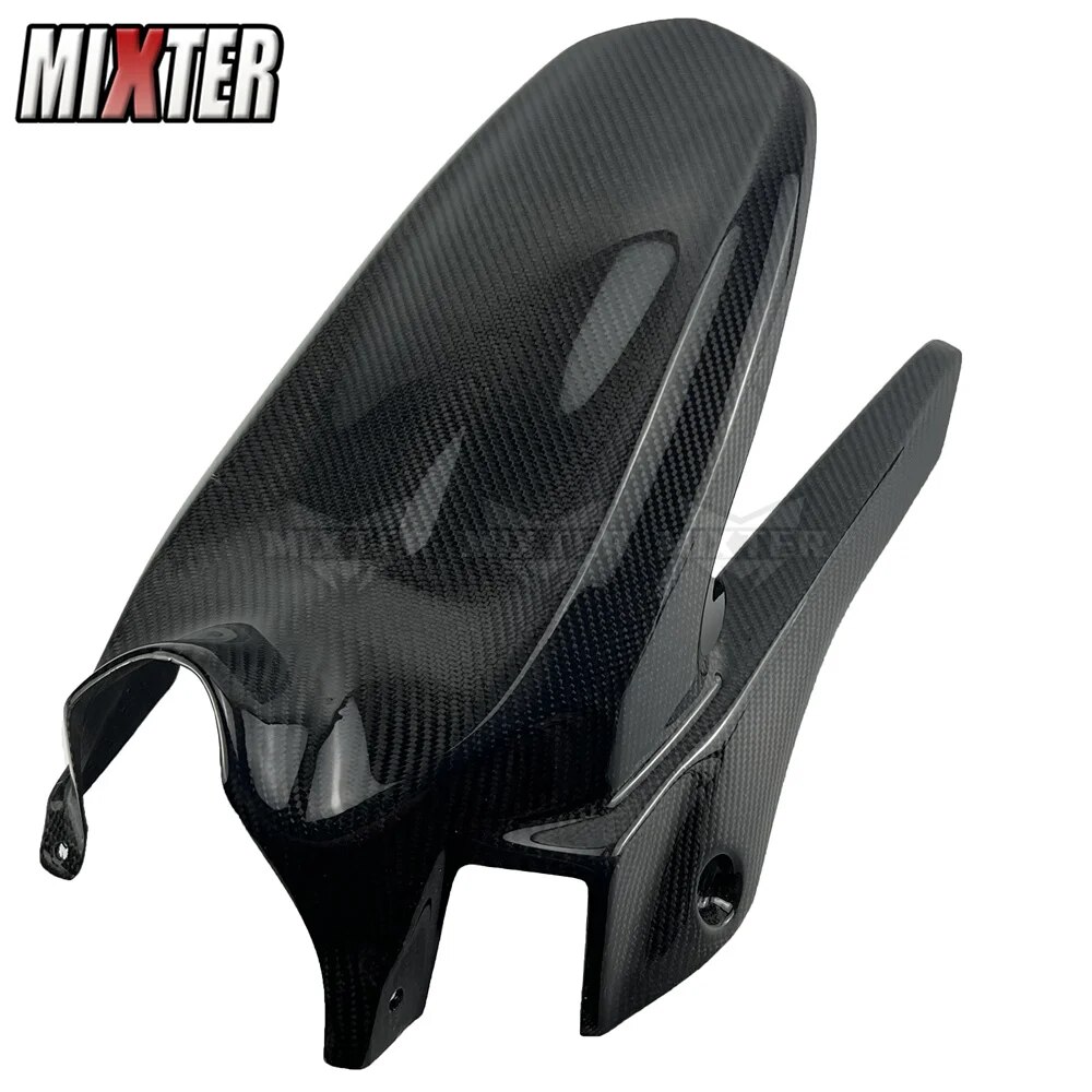 Motorcycle Carbon Fiber Rear Fender Mudguard Chain Guard With Fender ...