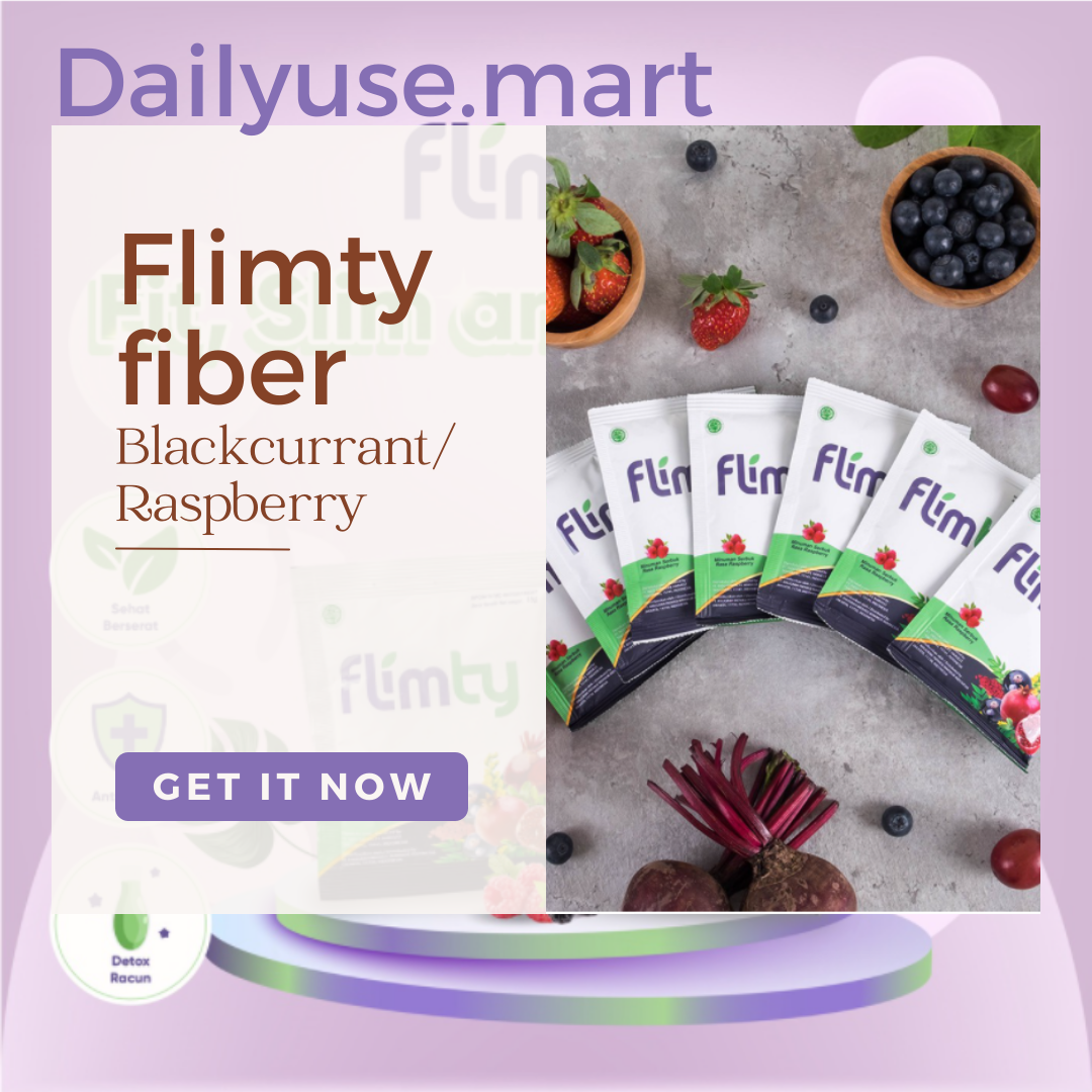Flimty Fiber | Antidioksidan Rasa Blackcurrant/Raspberry - 1 Sachet ...
