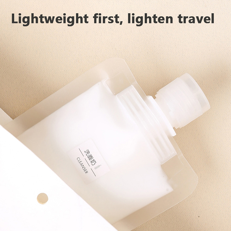 Portable Travel Liquid Packaging Bag Lotion Dispenser Bag Refillable ...