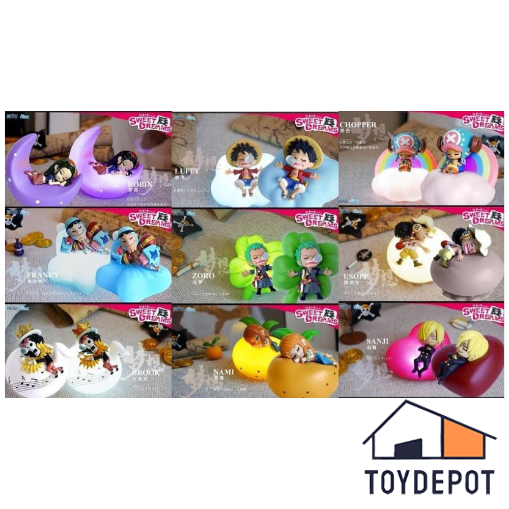TOEI ANIMATION One Piece Sweet Dreams Blind Box 海贼王甜蜜的梦小夜灯盲盒 | Lazada