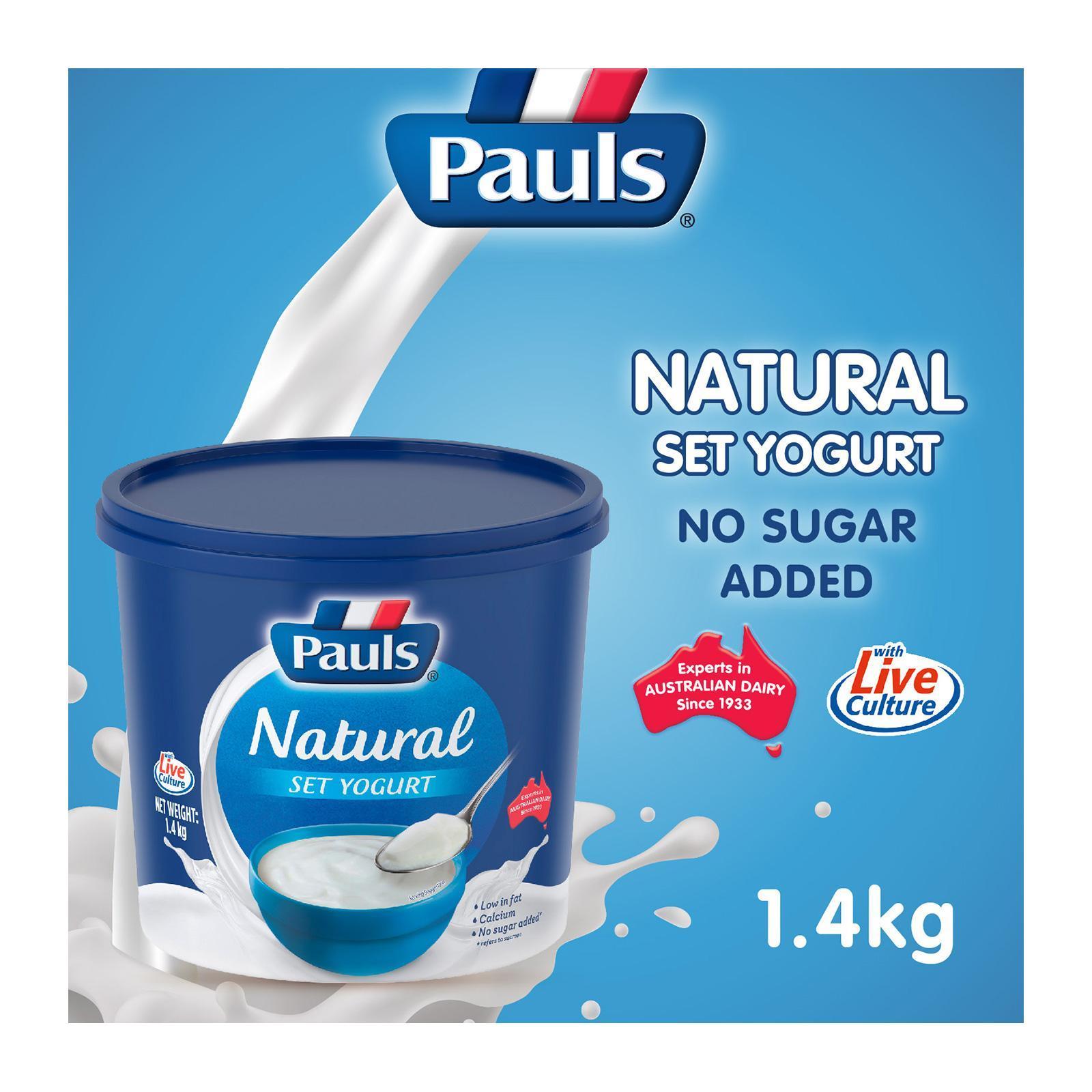 Pauls Natural Set Yogurt 1.4KG | Lazada Singapore