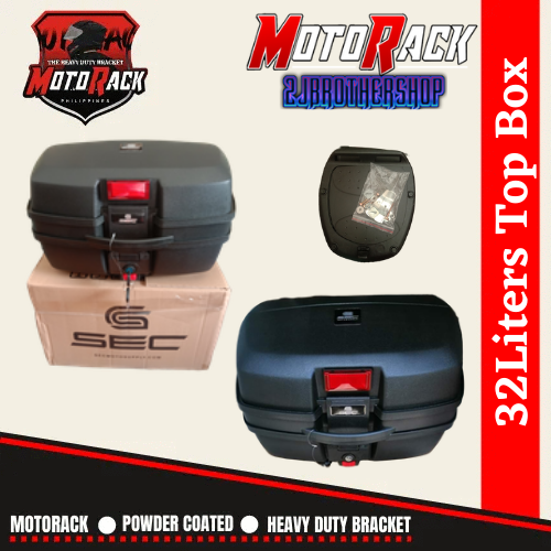 32 liters top box motorcycle top box 32LITERS motobox | Lazada PH