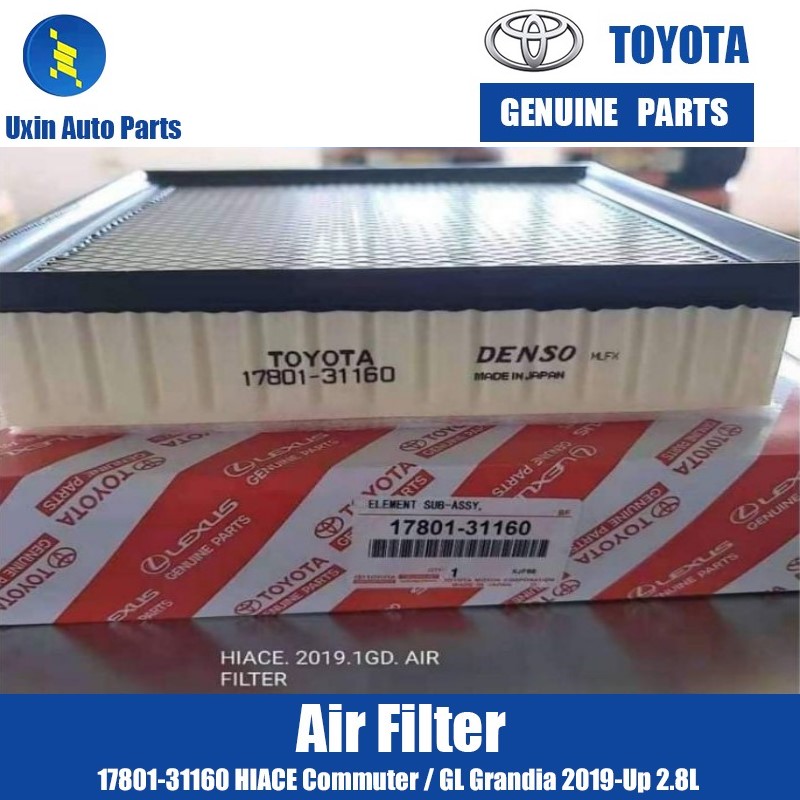 UXIN AUTO PARTS Genuine Air Filter 17801-31160 for Toyota Hiace 1GD ...