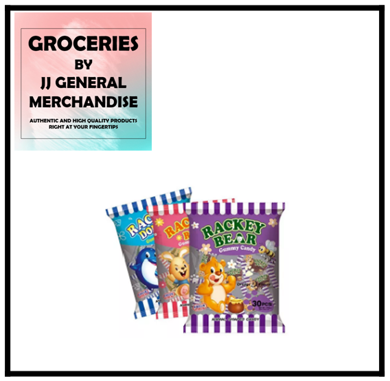 Rackey Dolphin,Bear,Rabbit Shape Gummy Candy 1 Pack 30 Pcs | Lazada PH