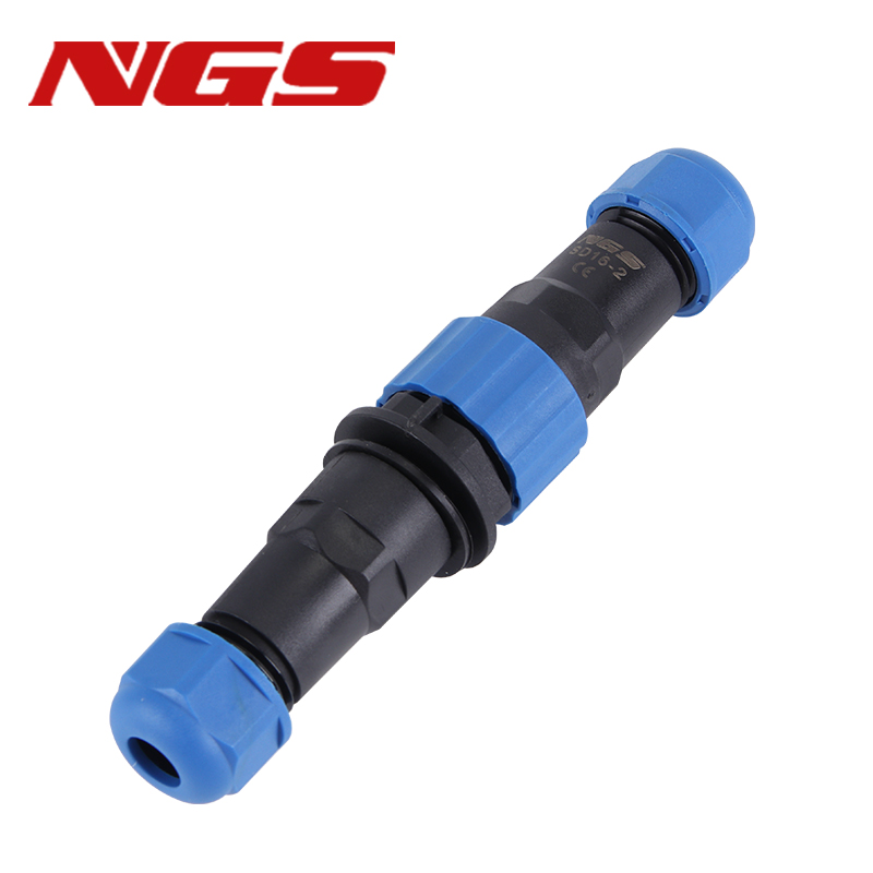 【New design】SP16 IP68 Waterproof Connector 2 3 4 5 6 Pin SP Wire Cable ...