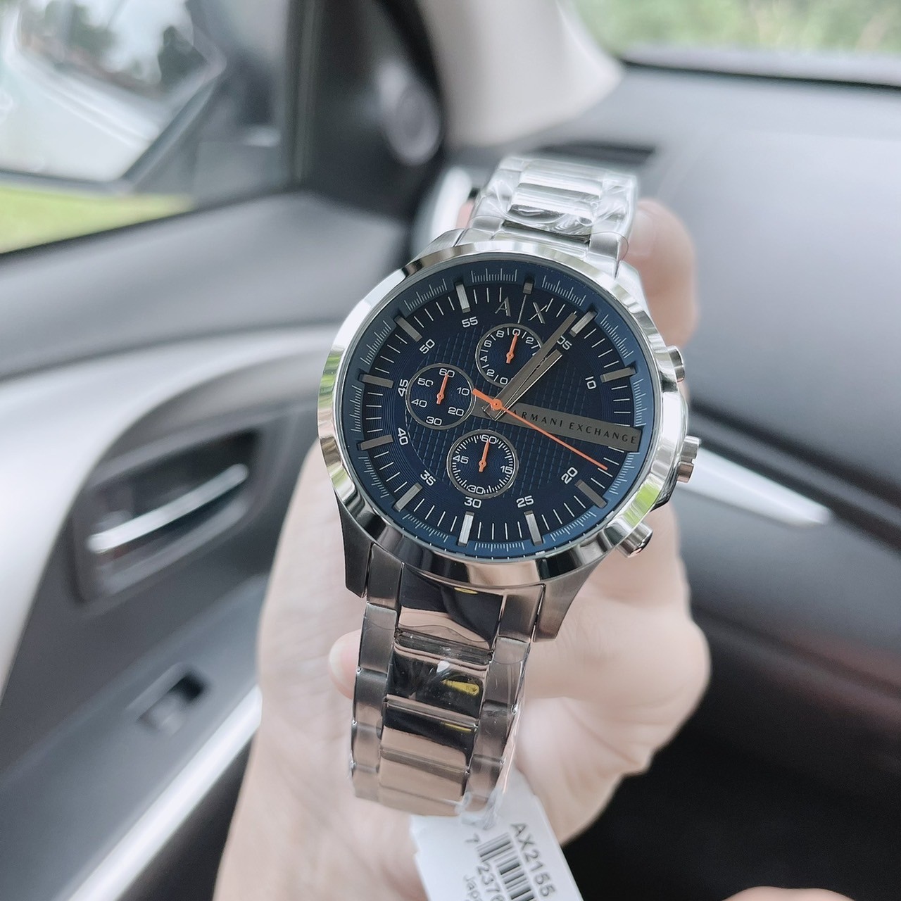 Armani Exchange AX2155 (46mm) Chronograph Stainless Steel Watch - MixASale