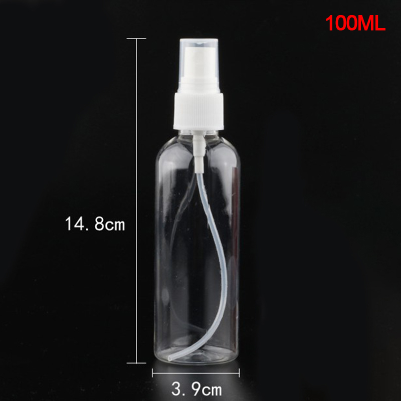 Portable Transparent Plastic Spray Empty Bottle Perfume Liquid Spray ...