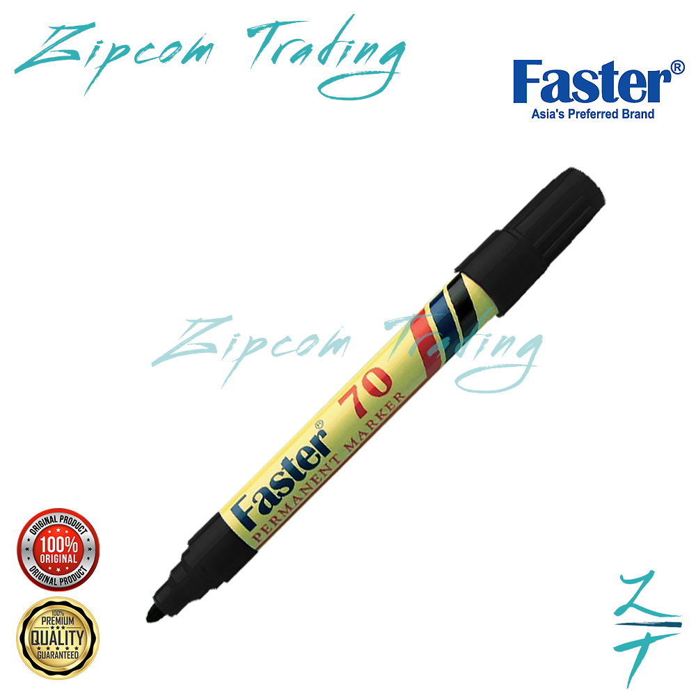 Faster 70 Permanent Marker ( Bullet Nib ) | Lazada