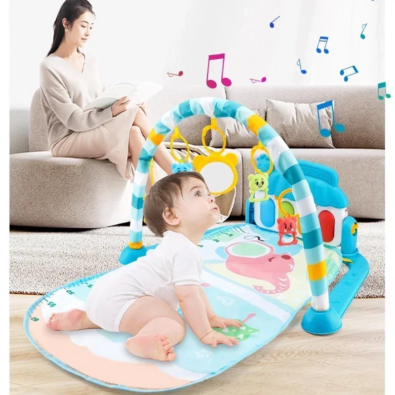 Toy Hub Musical Baby Activity Gym & Play Mat Piano Keyboard for Early ...