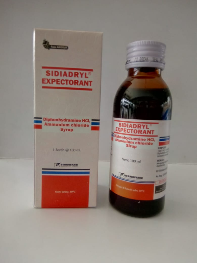 Sidiadryl Ekspektoran Sirup 100 ml | Lazada Indonesia