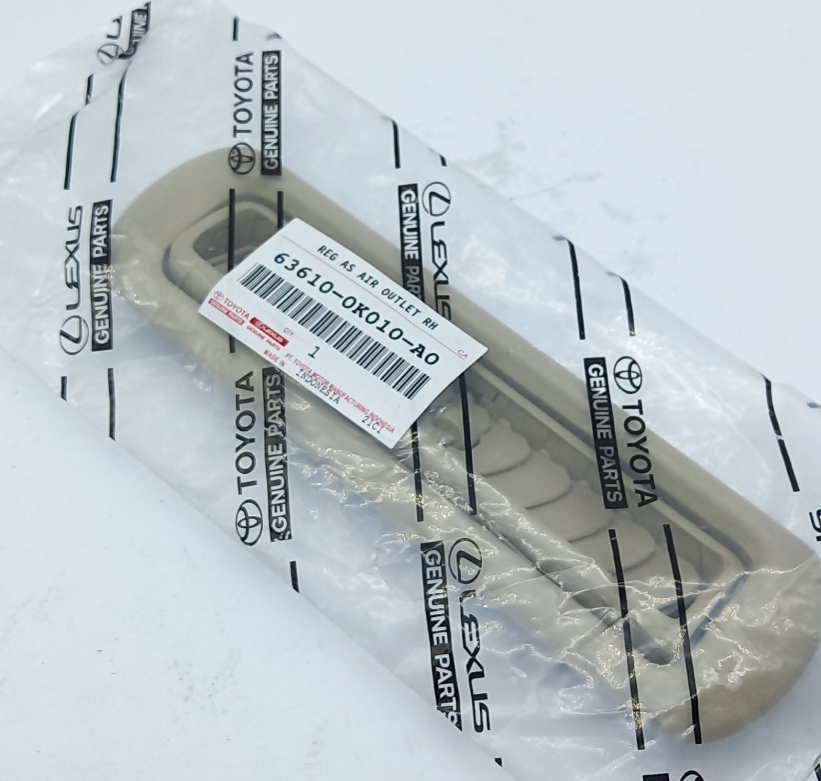 Genuine Toyota 1pc Aircon Vent for Toyota Innova 2005-2015 63610-0K010 ...