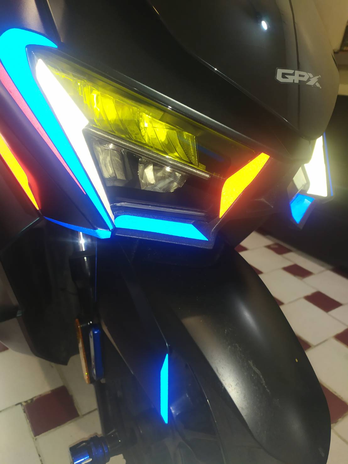 GPX DRONE 155 ฟิล์มแต่งข้างบังโคลนหน้า GPX DRONE 155 ฟิล์มเกรดพรีเมี่ยม ...