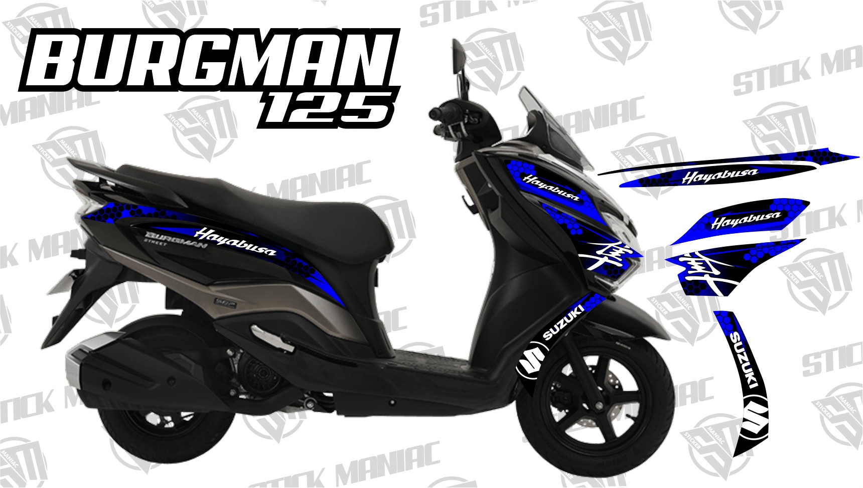 Suzuki Burgman decals | Lazada PH
