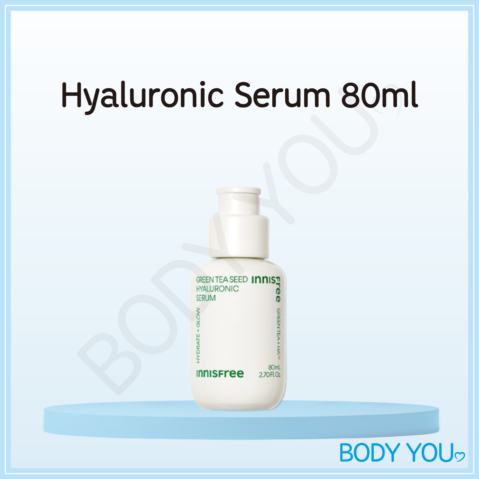 [Innisfree] Green Tea Seed Serum 80ml / Hyaluronic Acid Intensive ...