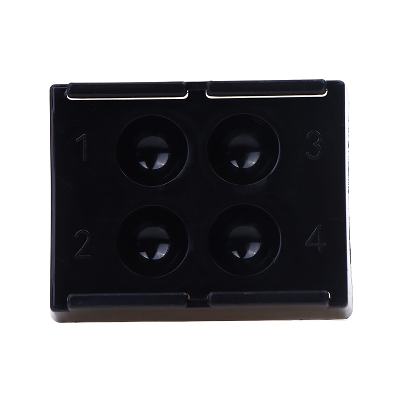 4 Holes Dental Shading Light Box Composite Resin Mixing Well Light ...