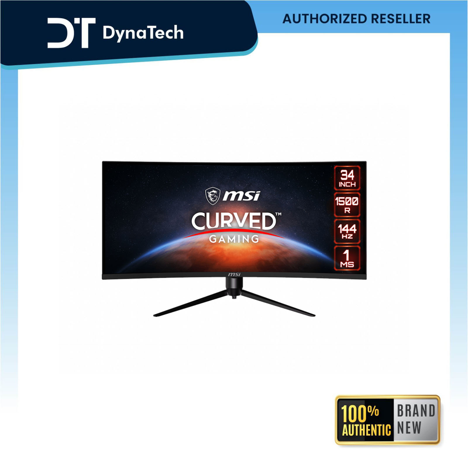 MSI Optix MAG342CQR 34" Curved 144Hz UWQHD 3440x1440 1ms AdaptiveSync ...