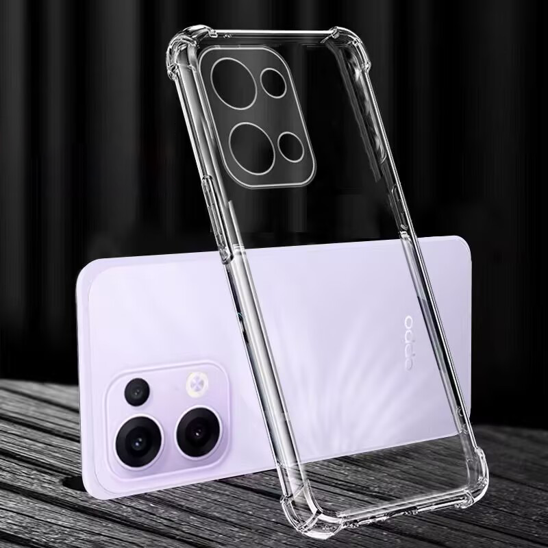 tzmar for Oppo Reno 13 Pro Transparent TPU Phone Case Shockproof ...