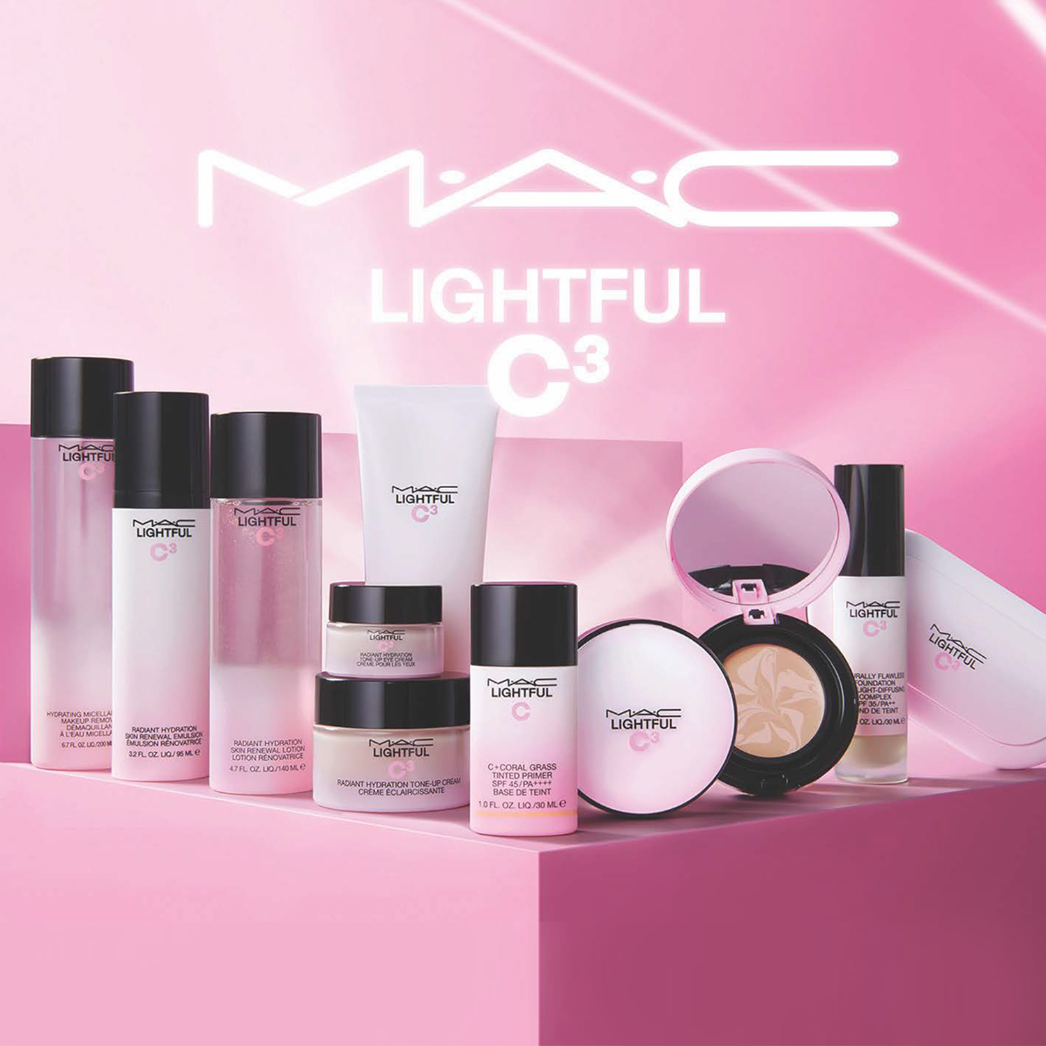 MAC Lightful C3 Radiant Hydration Skin Renewal Lotion 140ML แมค น้ำตบ ...