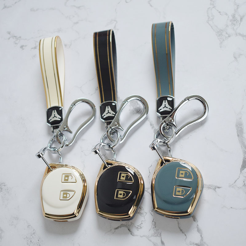 【Hannah Martin Official Store】2 Buttons Soft TPU Remote Key Fob Cover ...