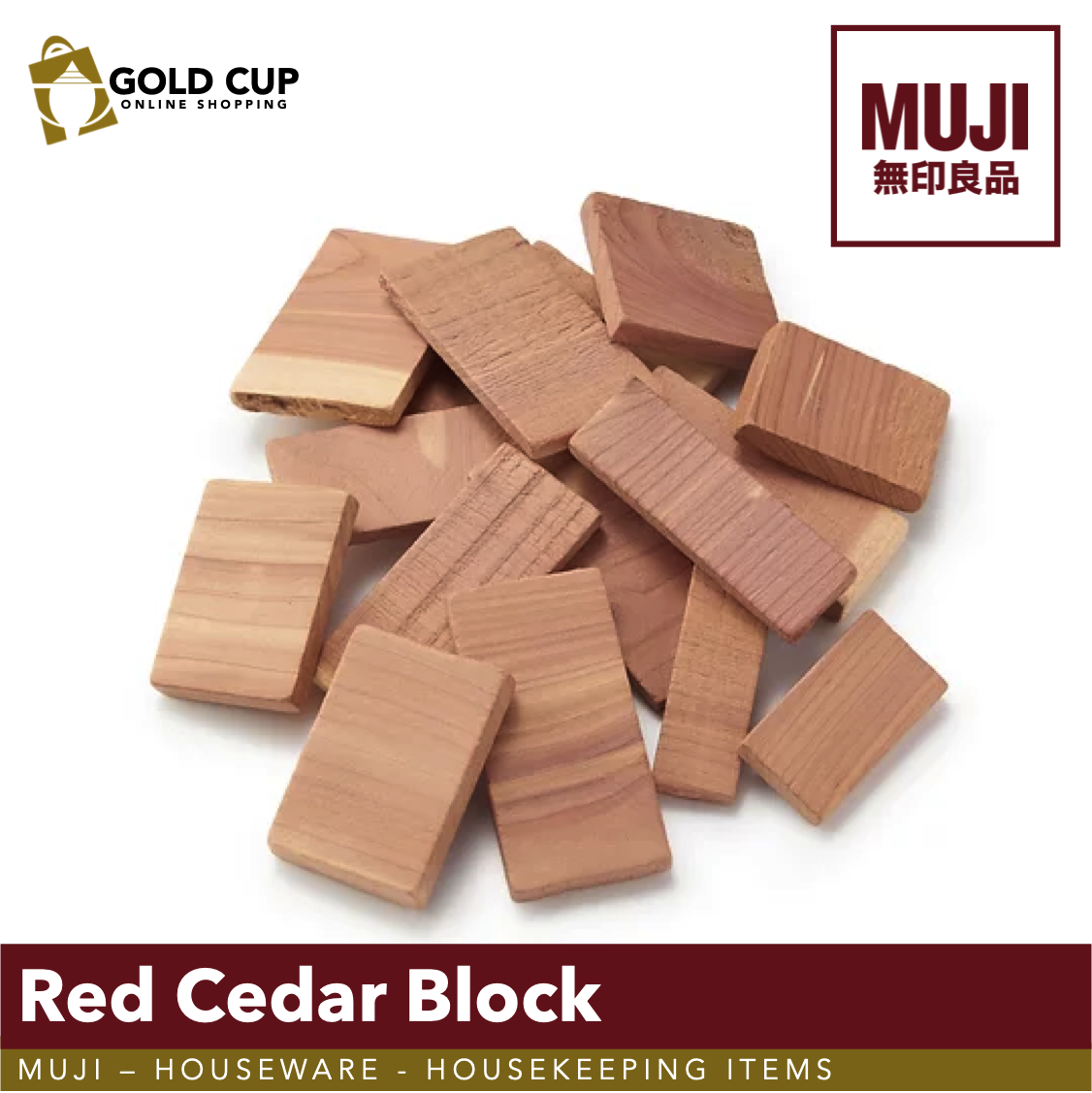 MUJI Red Cedar Block (Houseware - Housekeeping Items) | Lazada PH