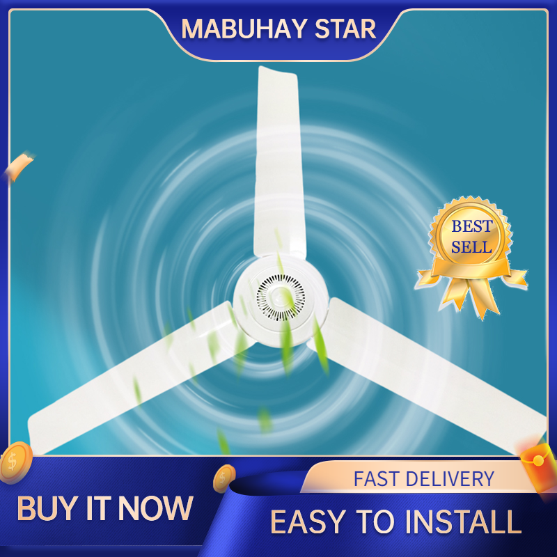 MABUHAY STAR FS04 Electric Fans DIAMETER 900mm 3 Blades Big Size ...