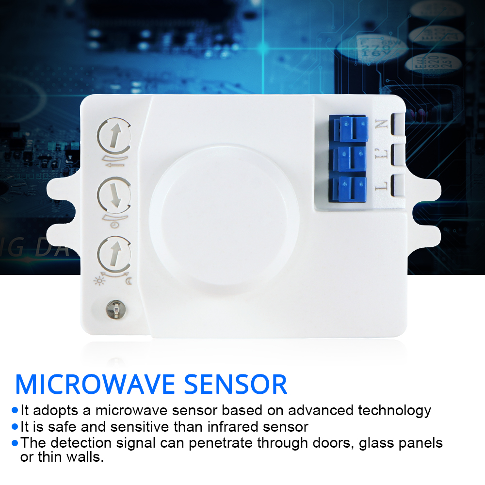 【Unique features】LED Movement Sensor Motion Light Switch Motion Sensor ...