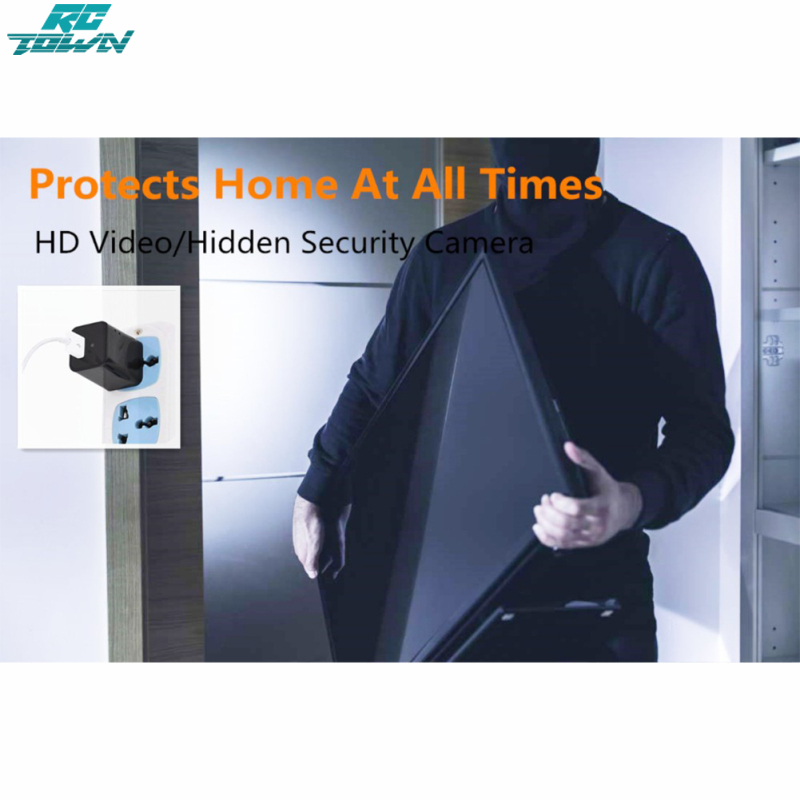 HD 1080p Wall Mini Usb Charger Camera Monitor Home Security ...