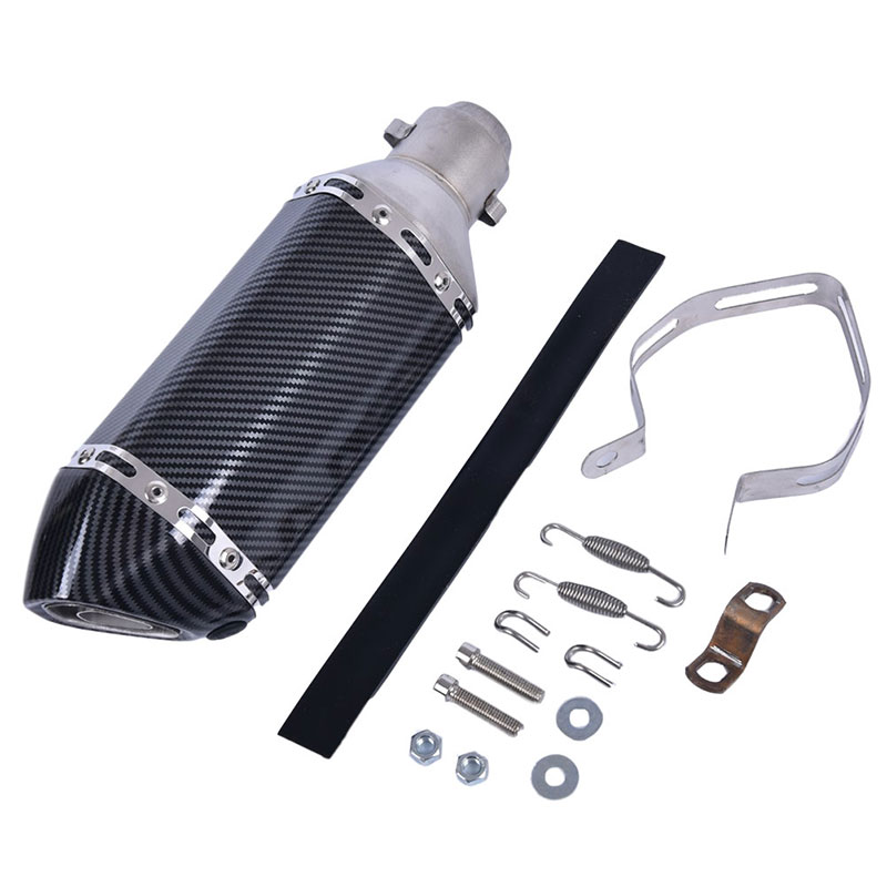 Universal Motorcycle Short Exhaust Muffler Pipe With DB Killer Slip On ...