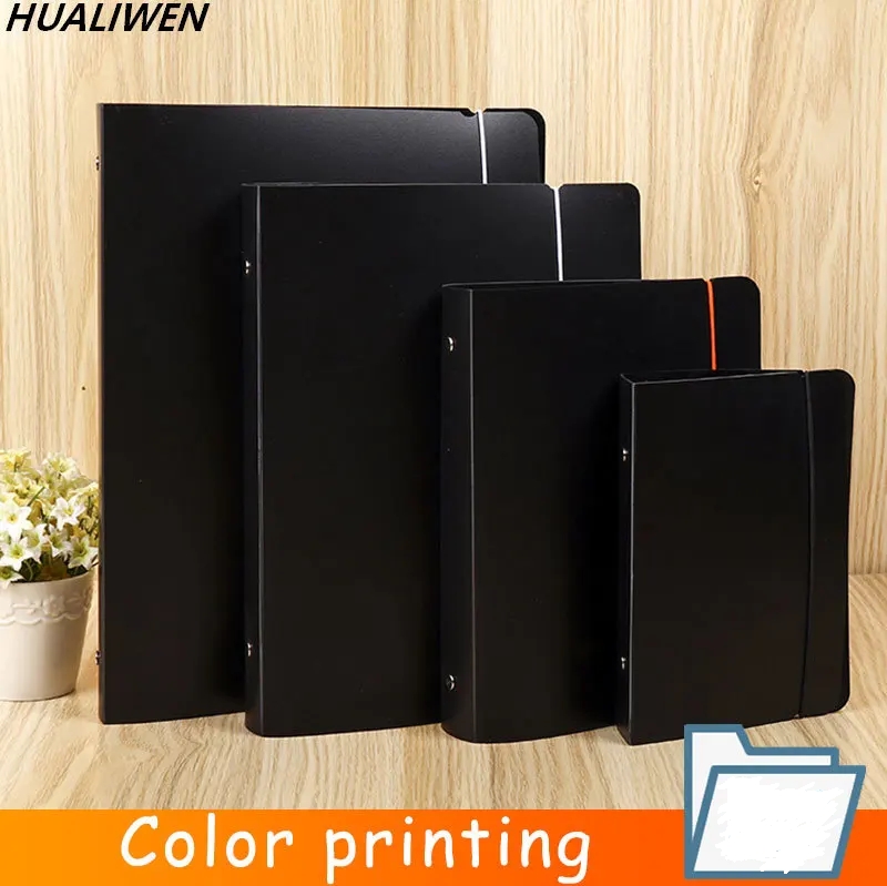 A4 A5 A6 A7 B5 Ring Binder Notebook Scrub Business Office PP Cover Note ...