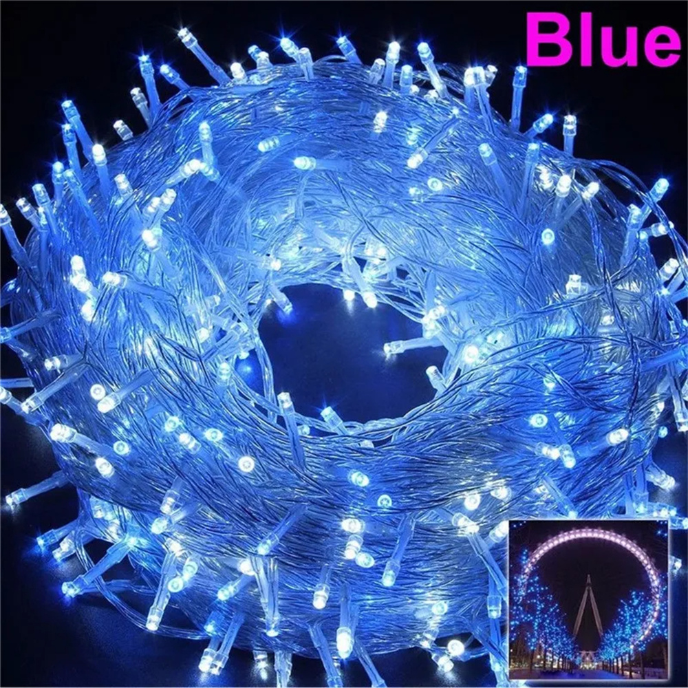 Garland Led String 110V 220V Outdoor Waterproof Holiday String Lights ...