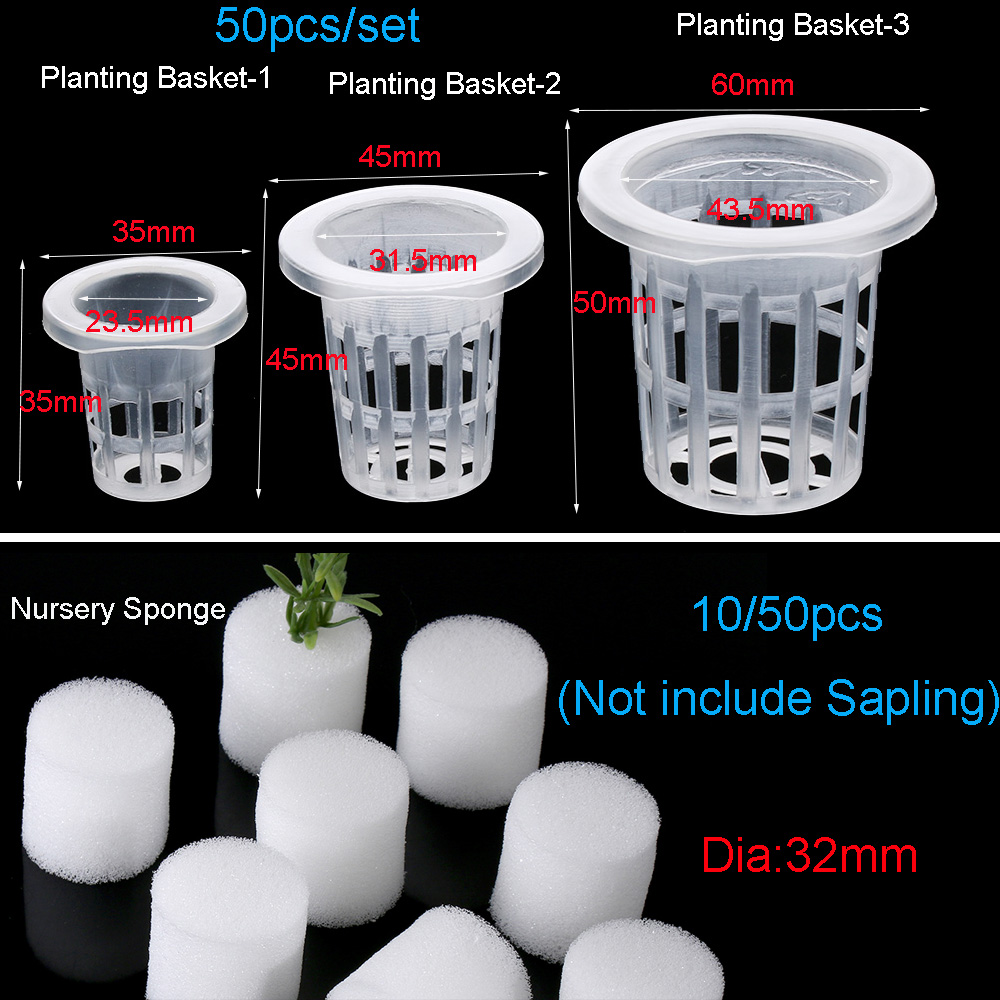 10/50pcs Garden Supplies Soilless Hydroponic Planting Aquarium Seed ...