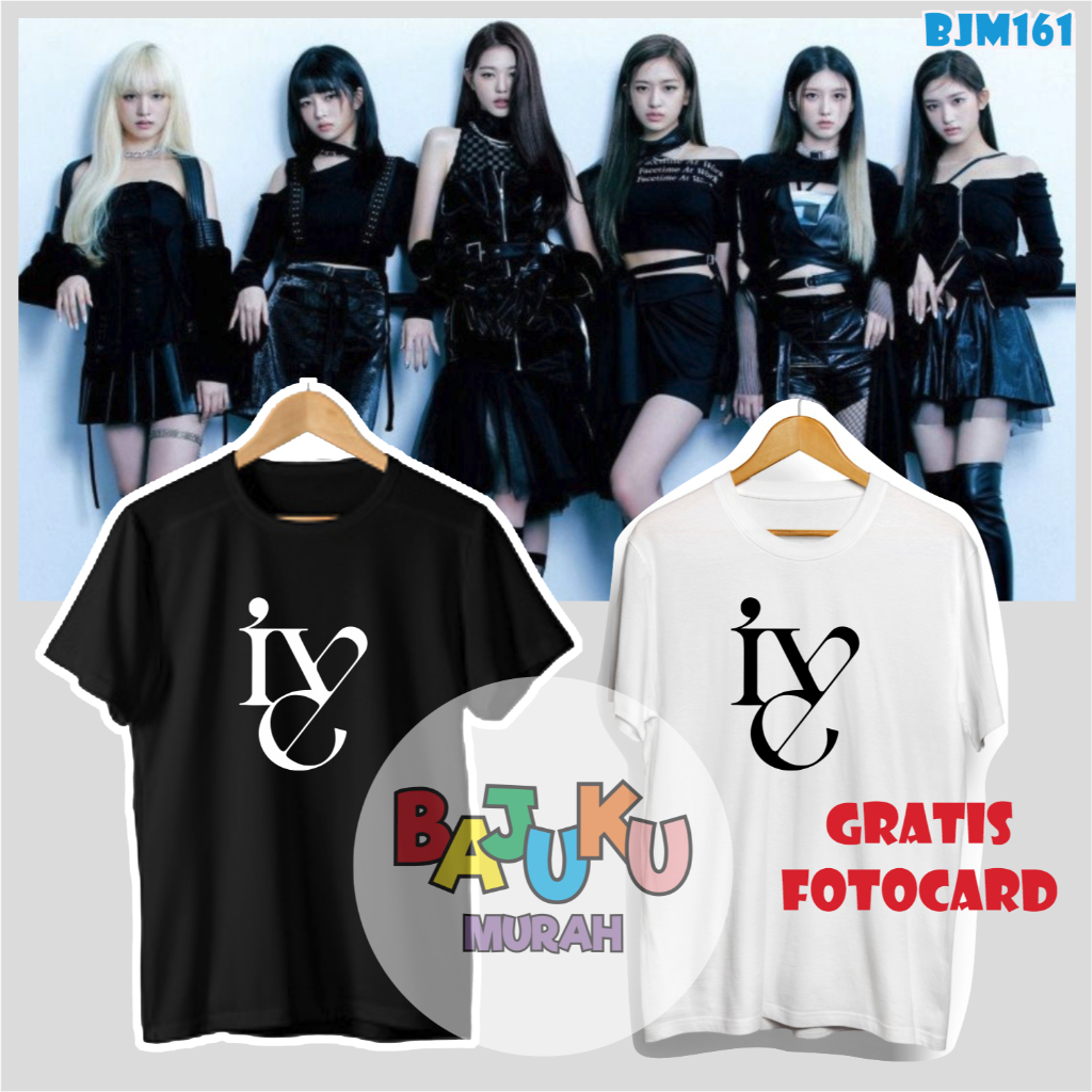 BJM161 Kaos Ive Yujin Logo Besar + Fotocard | Lazada Indonesia