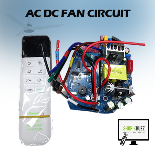 Fan Circuit AC DC 12V Smart Speed Control System with Remote | 24-7 ...
