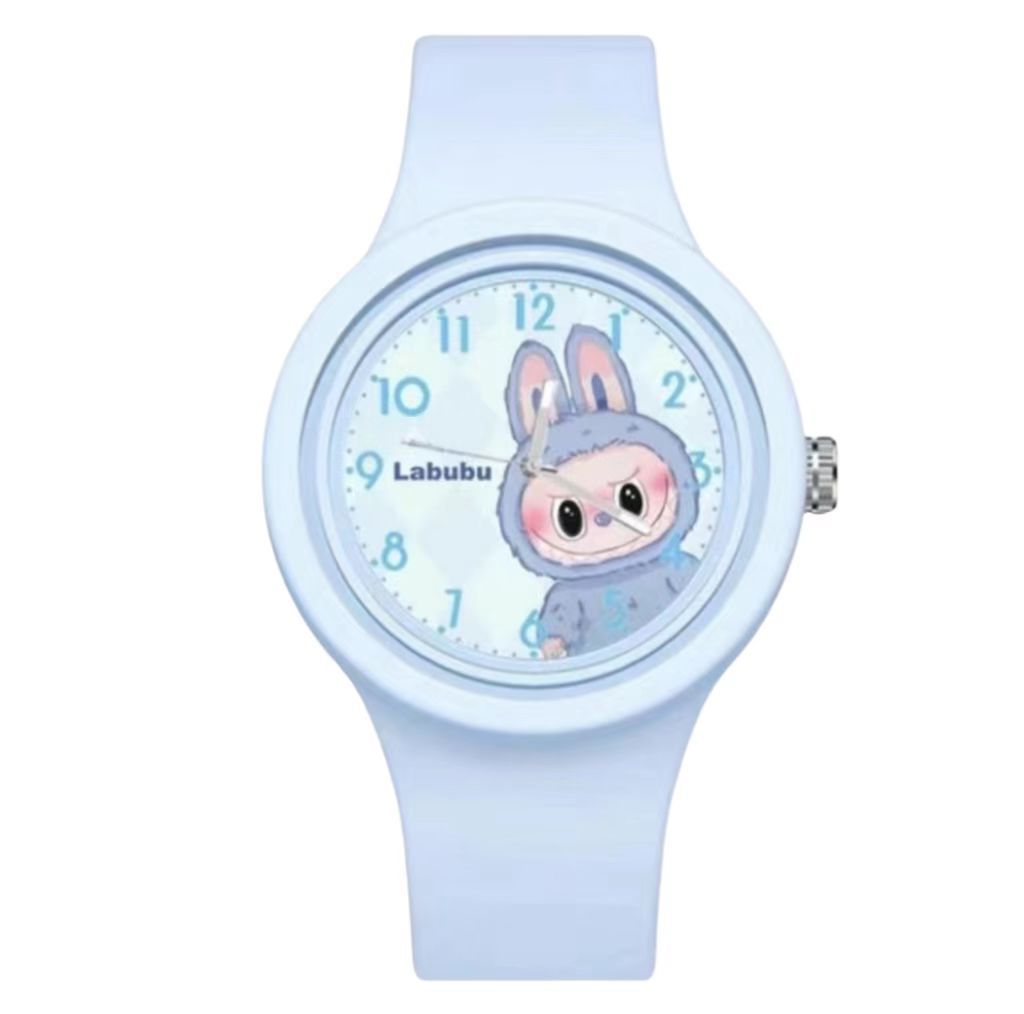 【New arrival】Circular Labubu Watch with Silicone Quartz - Trending ...