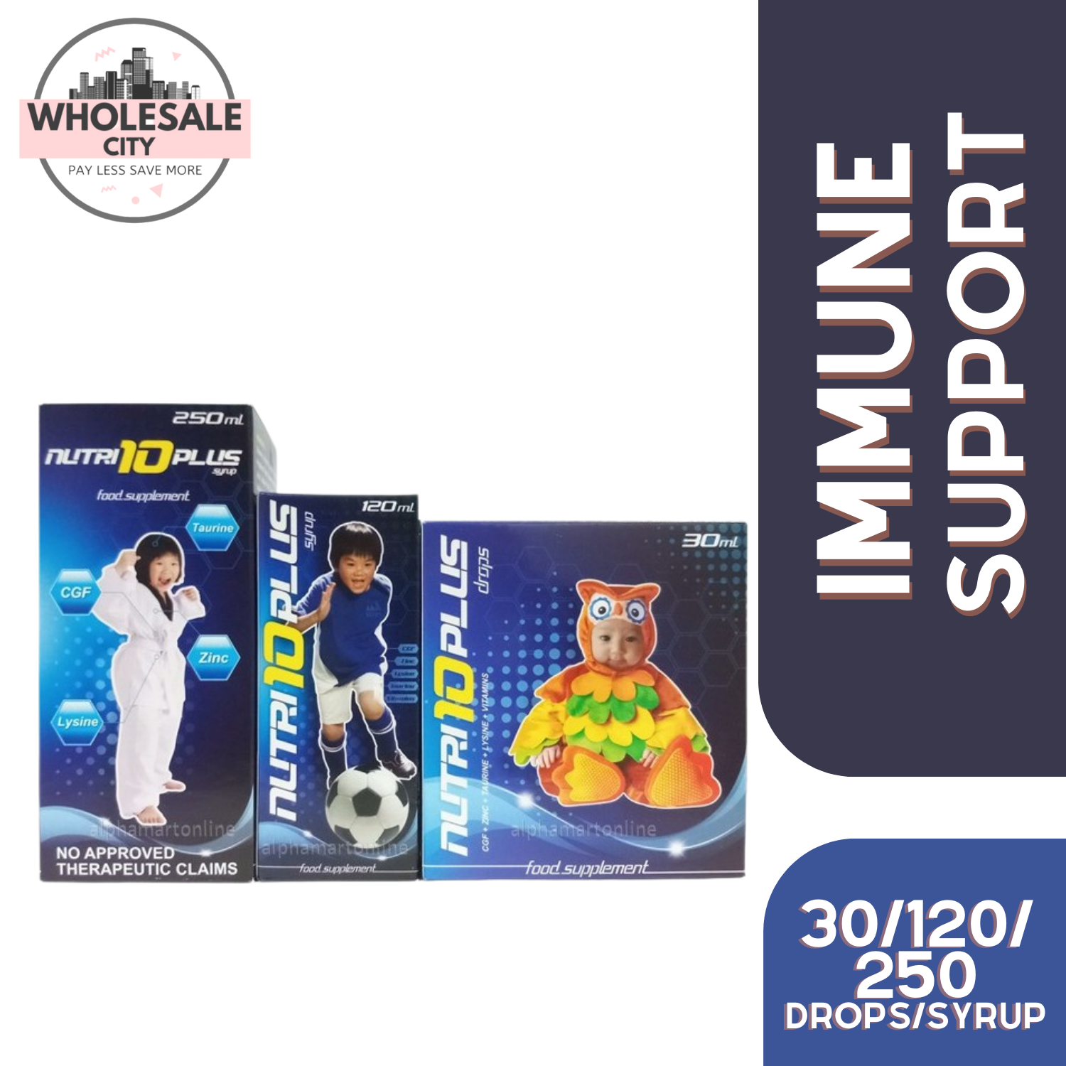 Nutri 10 Plus 250ml/120ml/30ml | Lazada PH